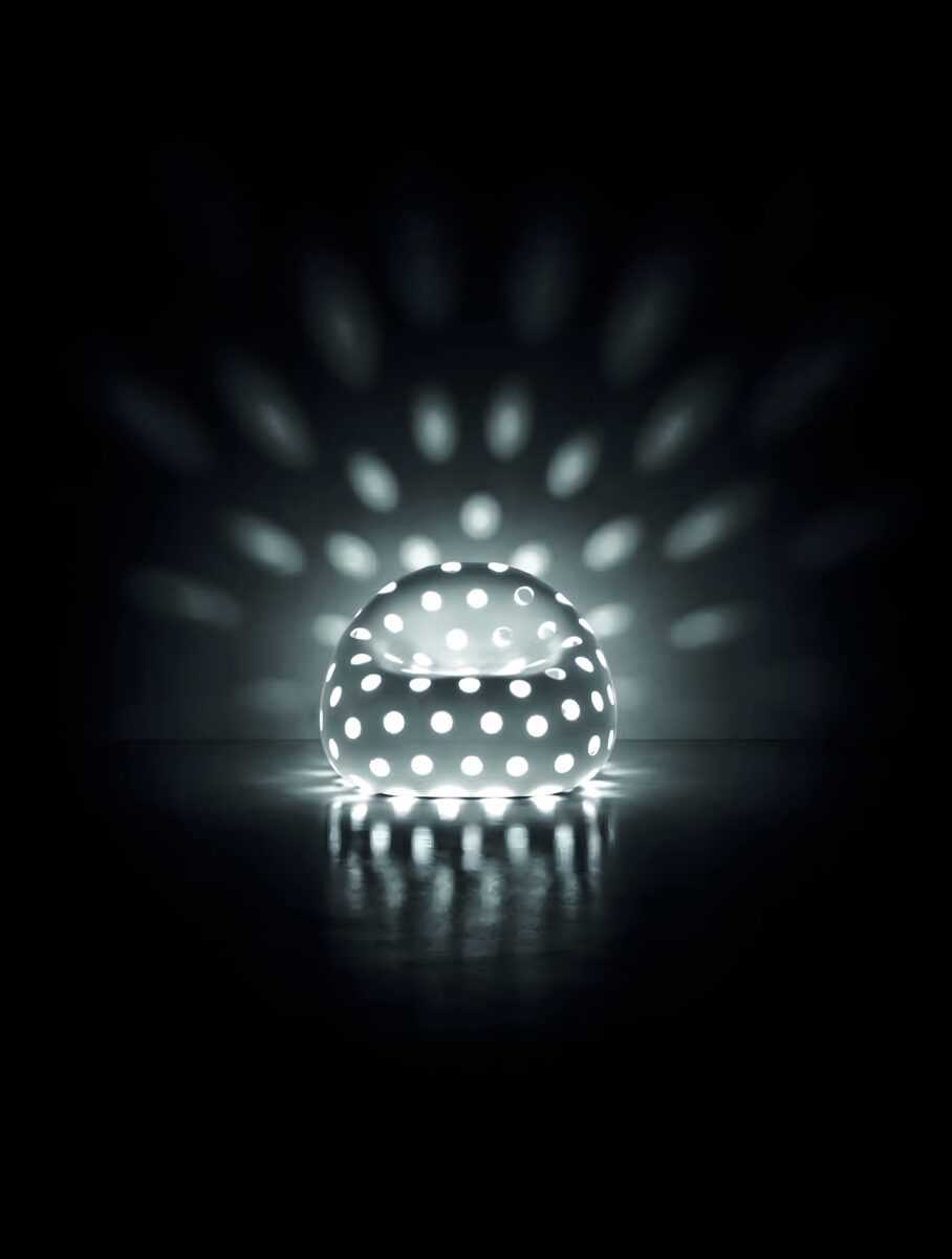 Airball Collection | Night Glowing Garden Elegance - Zebrano Outdoor